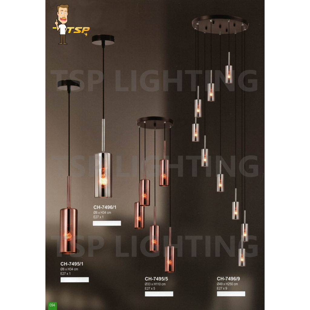 TSP- pendant light โคมไฟห้อย โคมไฟเพดาน สไตล์โมเดิร์น | Shopee Thailand