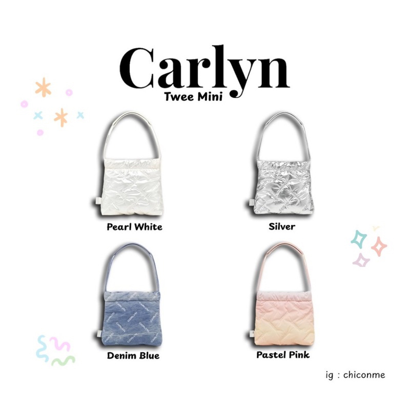 พร้อมส่ง ของแท้ Carlyn Twee & Twee Mini | Shopee Thailand