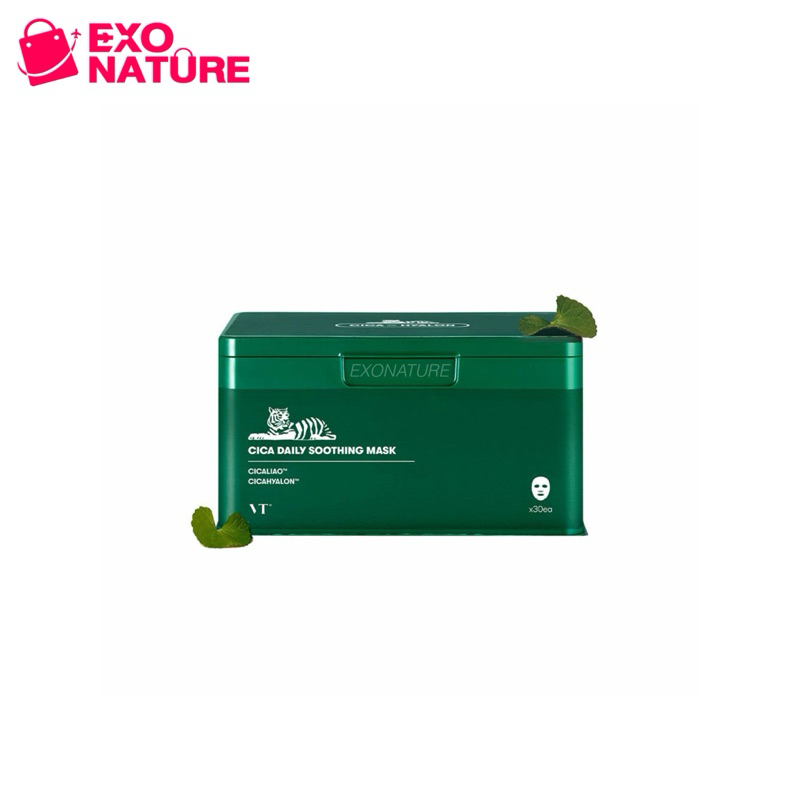 Pre-order 🧤 VT Cica Daily Soothing Mask 30ea / Cica x Hyalon Cicahyalon ...