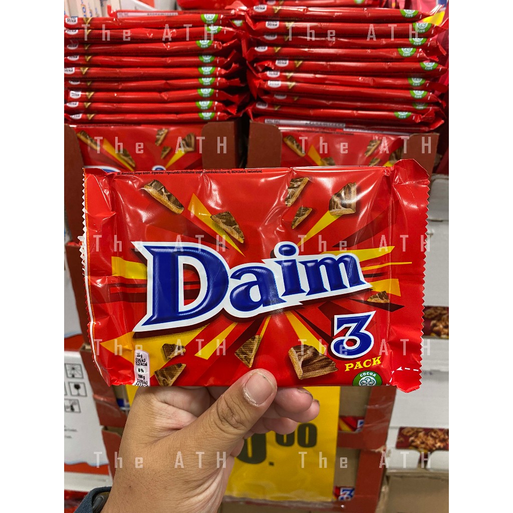 Daim Chocolate Bar 1 ถุง มี 3 ชิ้น น้ำหนัก 84 กรัม | Shopee Thailand