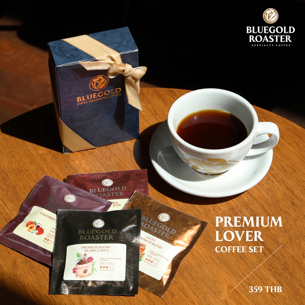 Premium Coffee Lover Set เซตเมล็ดกาแฟซองดริบ ขนาด 10 กรัม จำนวน 4 ...