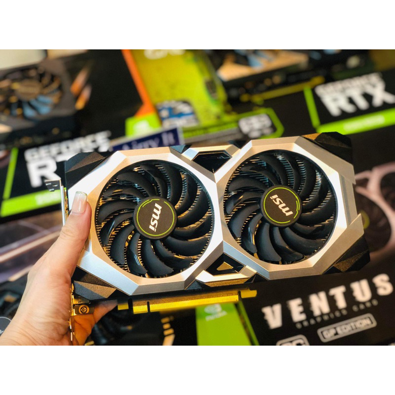 การ์ดจอ VGA RTX 2060 super 8gb Gddr6 ต่อไฟ 8pin มือสอง มีประกัน ...