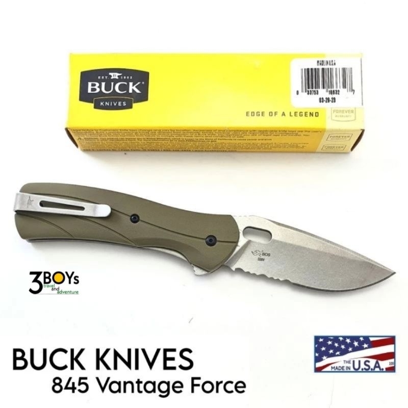 มีด BUCK รุ่น 845 Vantage Force S30V ของแท้ หนึ่งในรุ่นยอดนิยมของ BUCK ...