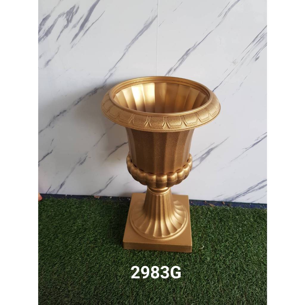 กระถางพลาสติกทรงโรมันปลูกต้นไม้จัดดอกไม้ปลอมถอดประกอบ3ส่วน | Shopee ...