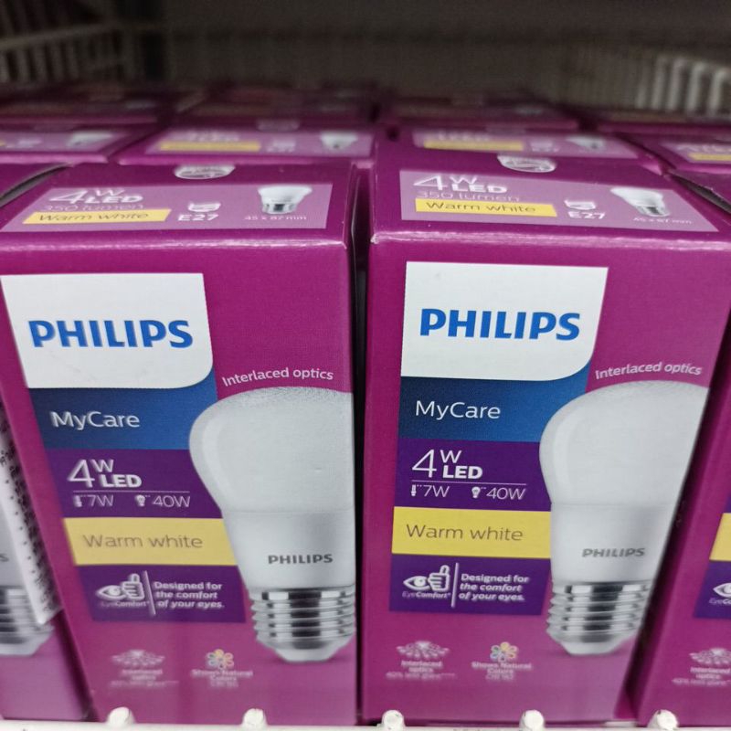 Philips หลอด LED bub 4 วัตต์ daylight/warm white | Shopee Thailand