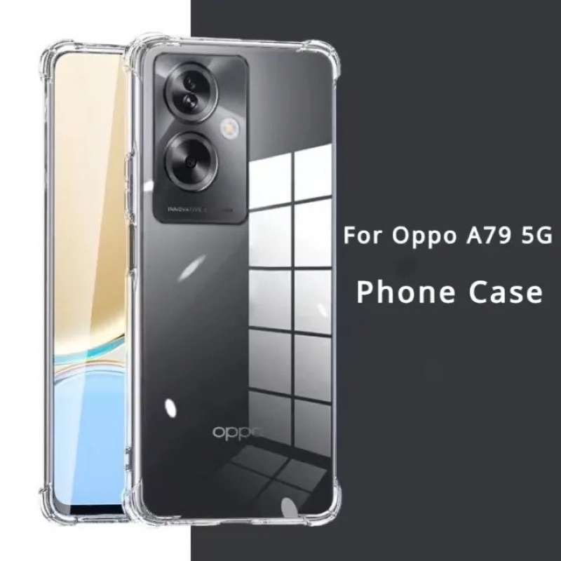 Case OPPO A79 5G เคสใสขอบสี เคสกันกระแทก ขอบนิ่มหลังแข็ง เคสโทรศัพท์ ...