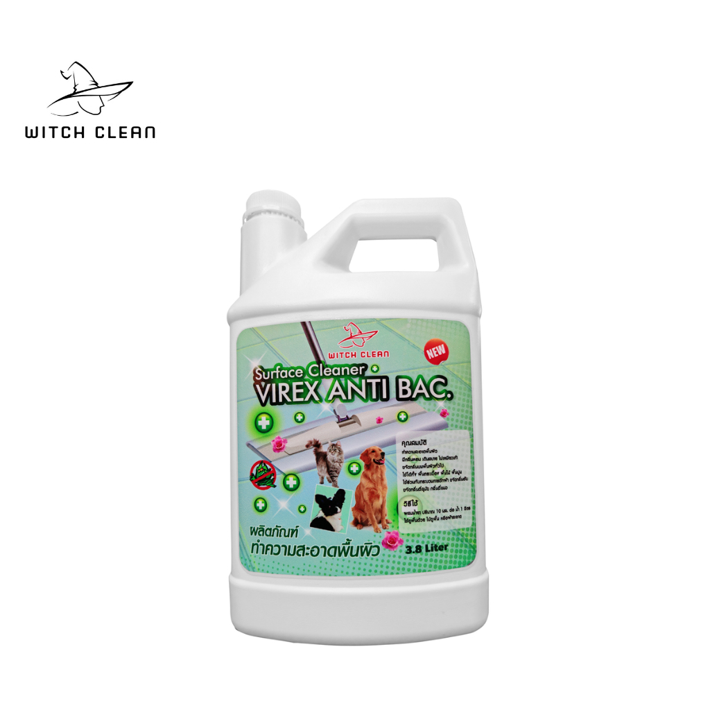 น้ำยาทำความสะอาดพื้นผิว Surface Cleaner VIREX ANTI BAC 3.8 Liter ...