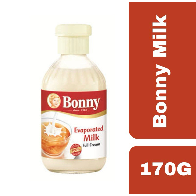 Bonny Full Cream Evaporated Milk 170g (bottle)++ บอนนี่ นมข้นจืดฟูลครีม ...