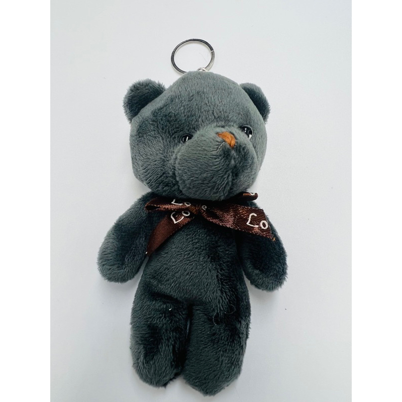 🔥ใหม่ มี 30สี พวงกุญแจหมีตุ๊กตาใหม่ ขายปลีกและส่ง 13cm New boll bear ...