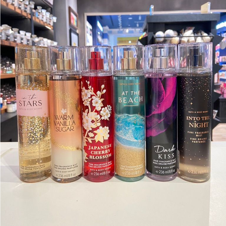 ของแท้/พร้อมส่ง Bath and Body Works Fine Fragrance Mist 236ml. สเปรย์น้ำหอมBBW | Shopee Thailand