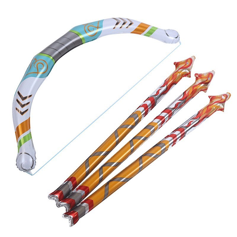 ฟอยล์คันธนูและลูกศร toy ของเล่นเด็ก ลูกโป่งของเล่น ธนูยิงได้ ไม่อันตราย J204/J234 | Shopee Thailand