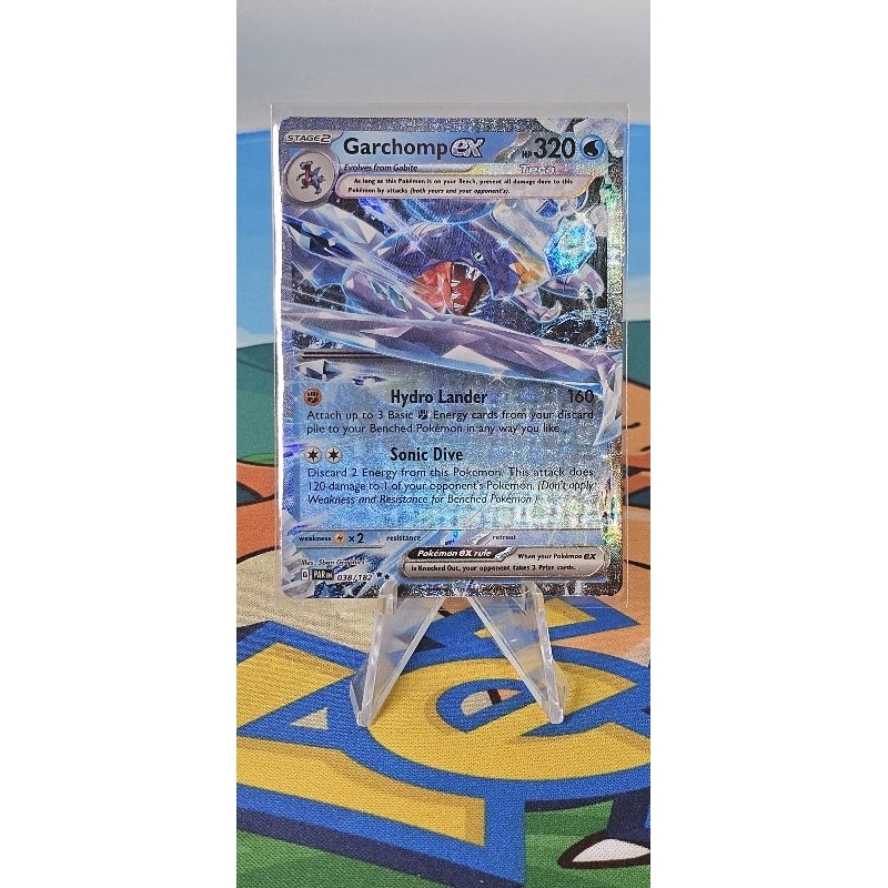 Pokemon Card "Garchomp EX 038/182" ENG Paradox Rift | Shopee Thailand