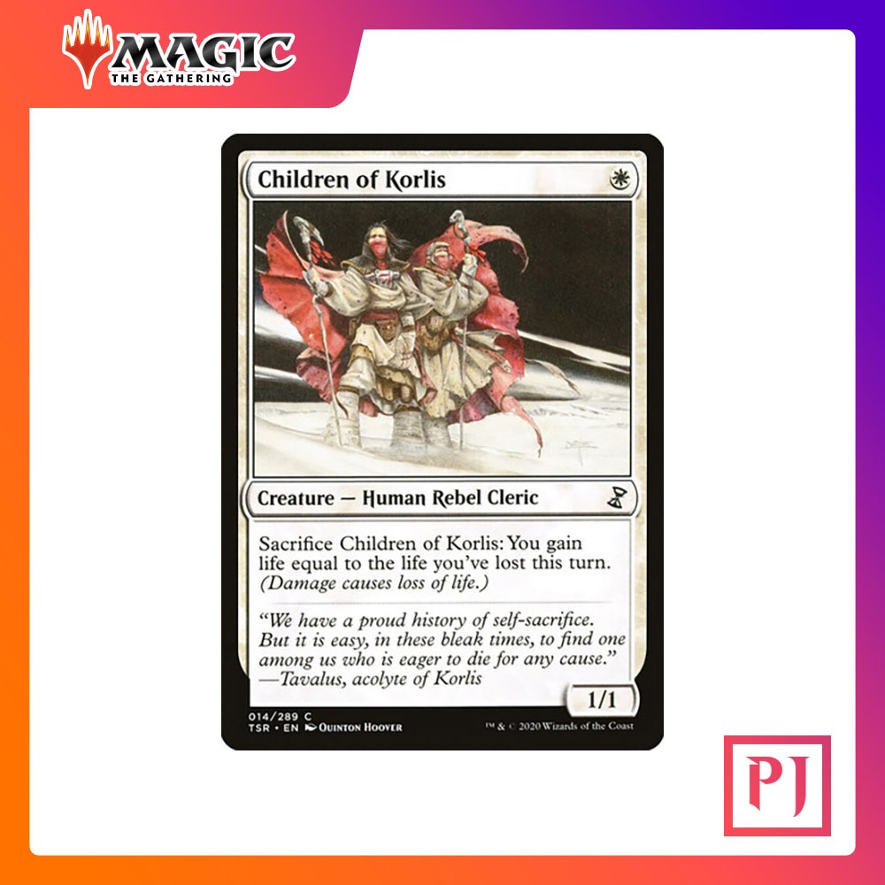 [MTG] Children of Korlis [TSR] [WHITE] [COMMON] [NORMAL] [ENG] (การ์ดเม ...
