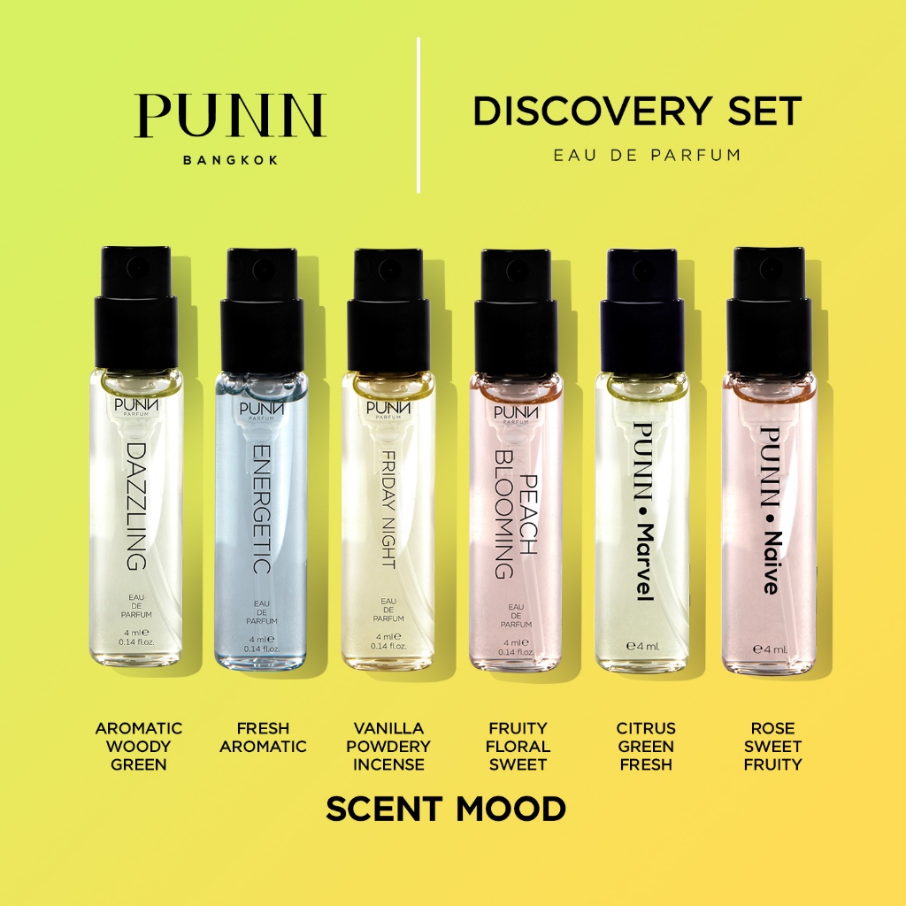 PUNN, Best Seller Pack : น้ำหอม (EDP) แพ็ค 6 หลอดๆ ละ 4 ml | Shopee ...