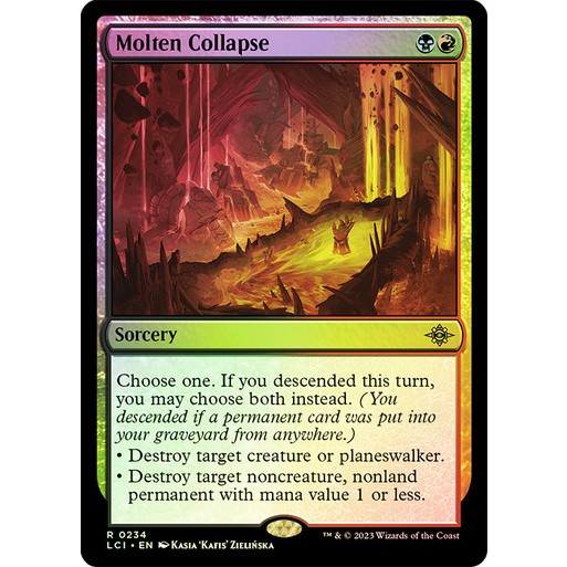 [MTG][Single][LCI] Molten Collapse ระดับ Rare [ภาษาอังกฤษ] | Shopee ...