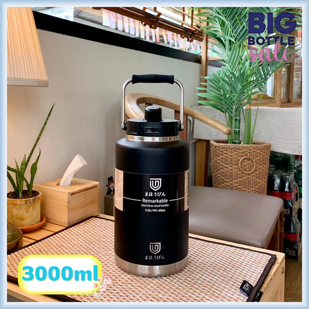 M-30 กระติกน้ำ เก็บอุณหภูมิ เก็บความเย็น กระติกใส่น้ำแข็ง กระบอกน้ำเก็บความเย็น 3000ML/3L ...