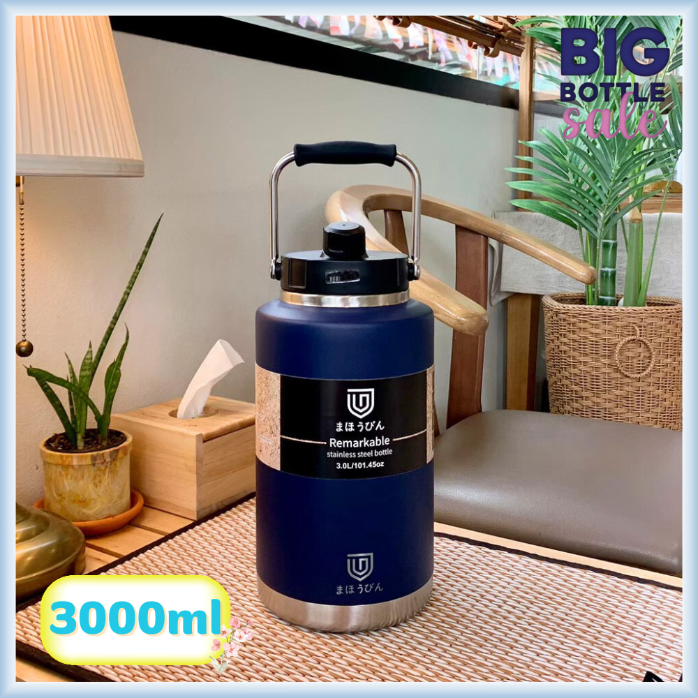 M-30 กระติกน้ำ เก็บอุณหภูมิ เก็บความเย็น กระติกใส่น้ำแข็ง กระบอกน้ำเก็บความเย็น 3000ML/3L ...