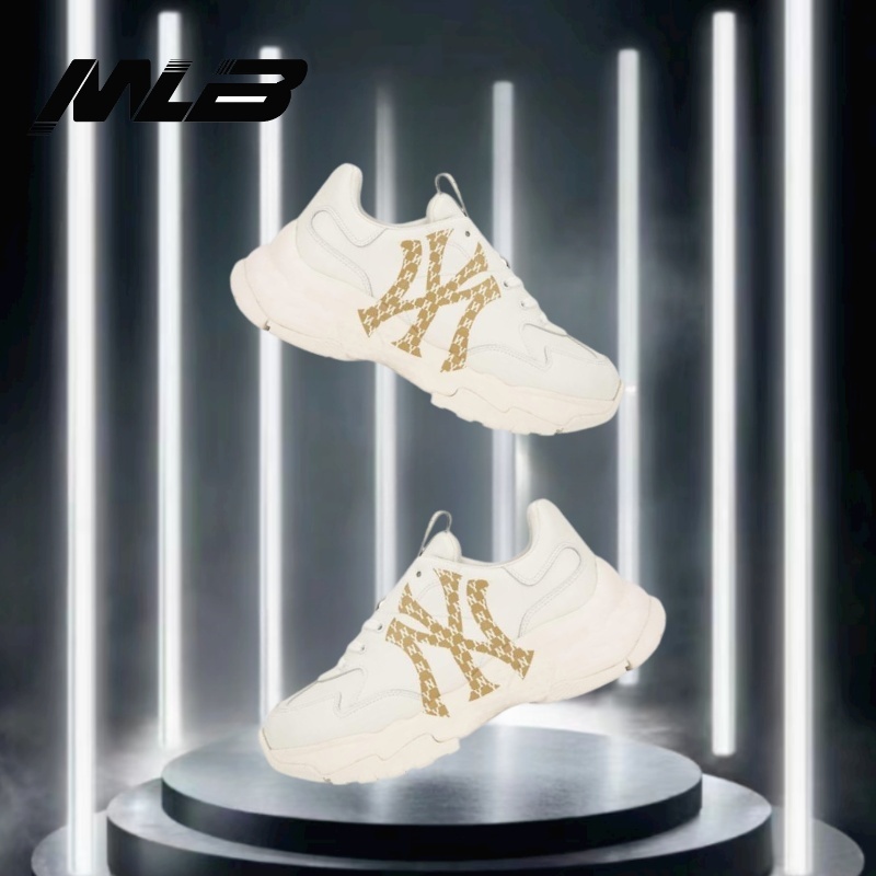MLB รองเท้าผ้าใบ UNISEX รุ่น 3ASHCM01N 50IVS - สีขาวงาช้า | Shopee Thailand