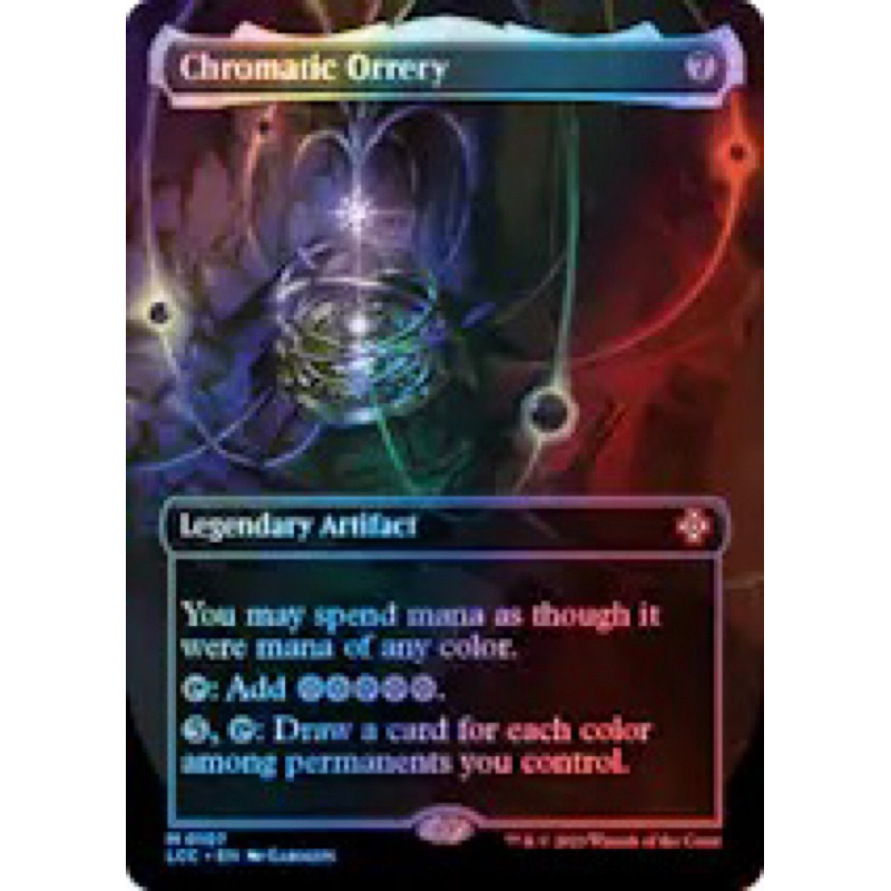 MTG (LCC) Chromatic Orrery (Borderless Box Topper) (M) | Shopee Thailand