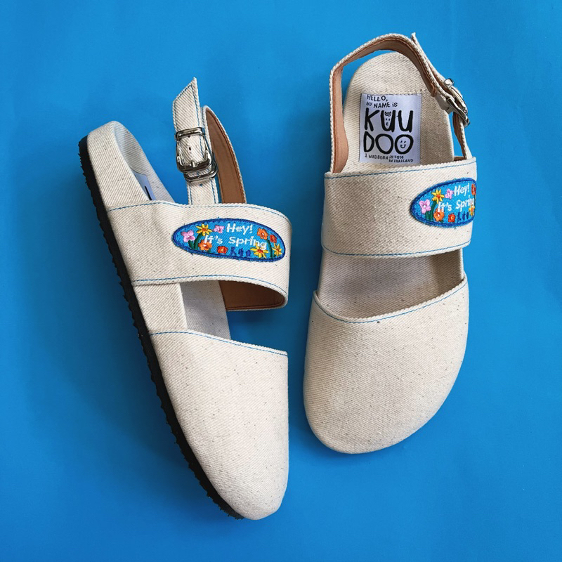 Preorder-Hey! it’s spring-รองเท้ารัดส้นแบบหัวปิด | Shopee Thailand