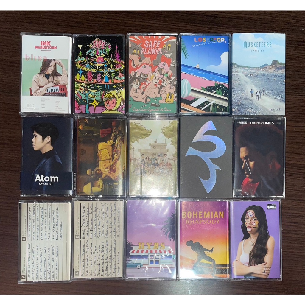 เทปเพลงไทย สากล เทปคาสเซ็ท cassette tape: Safeplanet, Musketeers, T_047, Hybs, Ink waruntorn ...