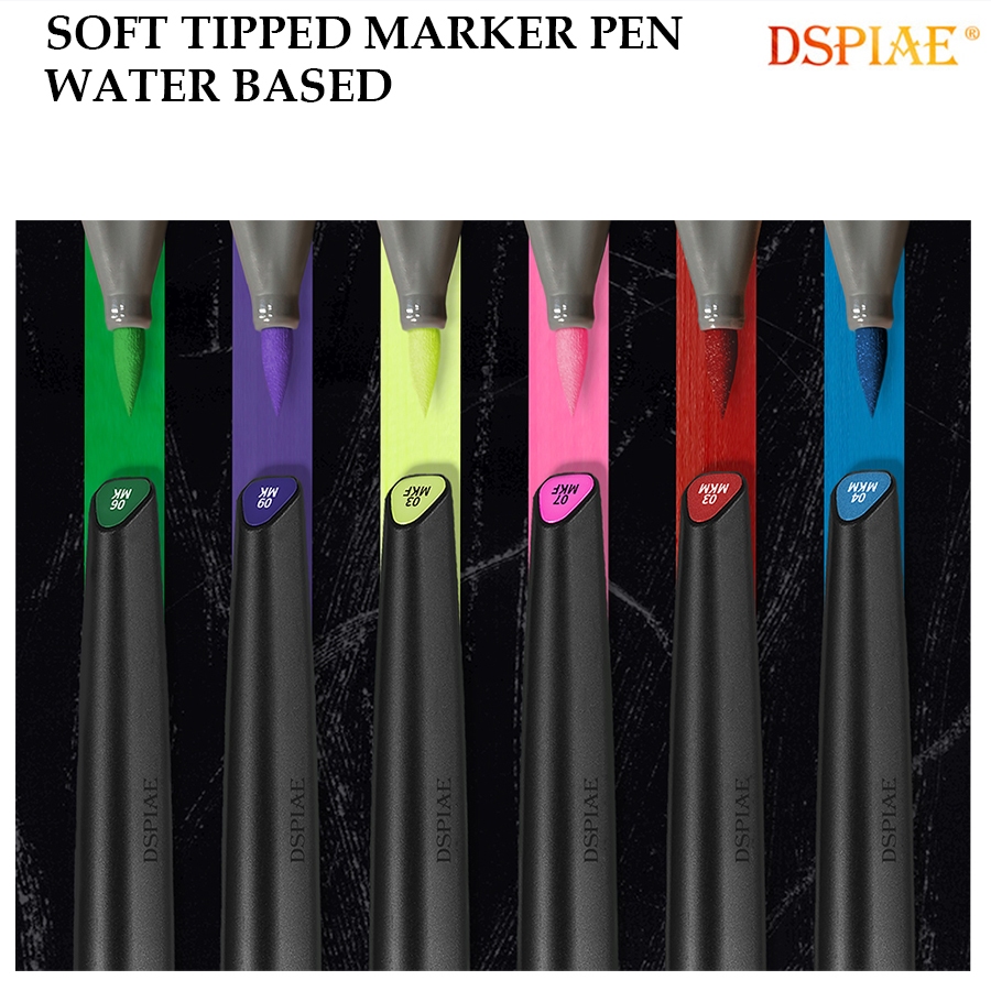 [DSPIAE] WATER BASED SOFT TIPPED MARKER PEN WATER BASED MK/MKM/MKF ปาก ...