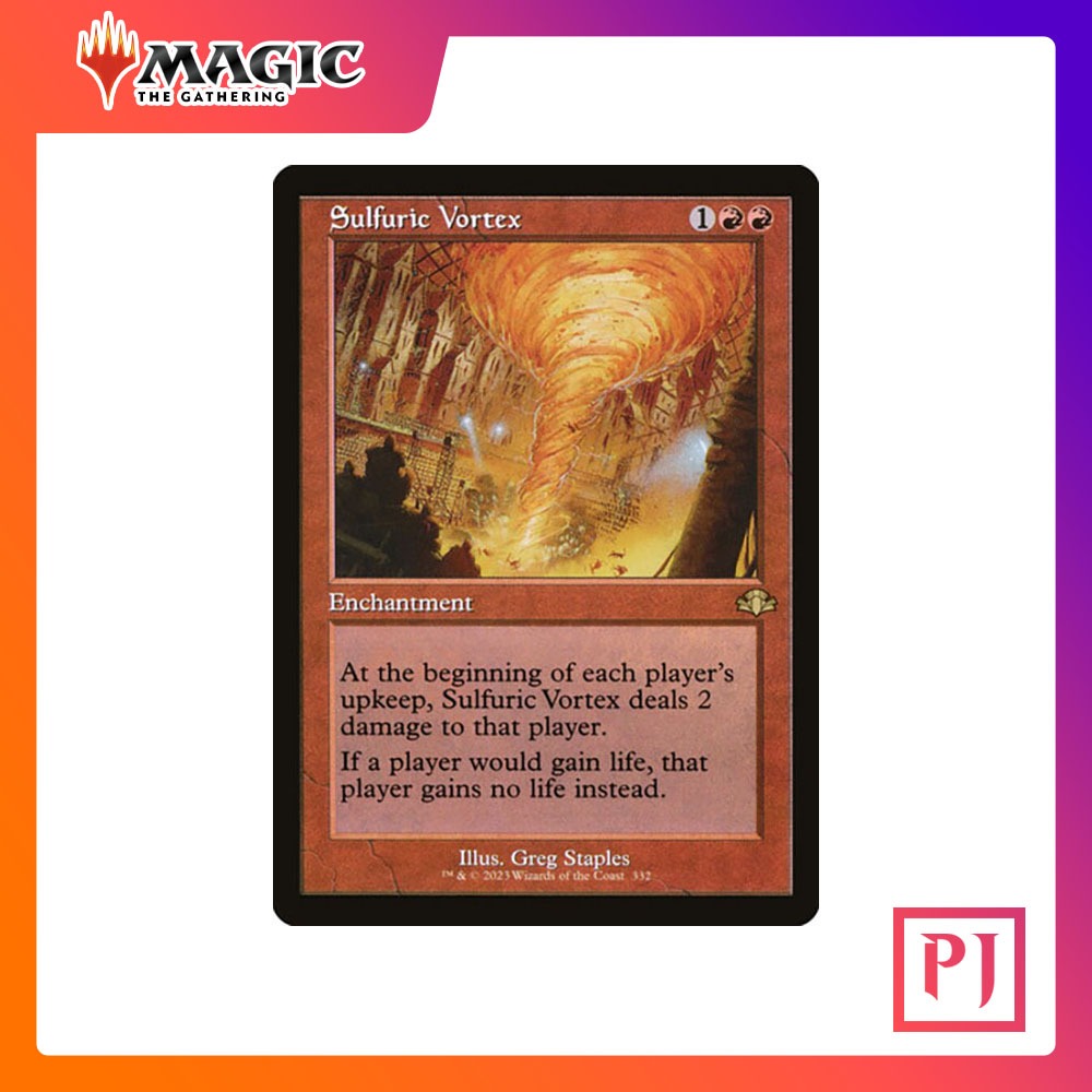 [MTG] Sulfuric Vortex (Retro Frame) [DMR] [RED] [RARE] [FOIL] [ENG] (การ์ดเมจิค / Magic the ...