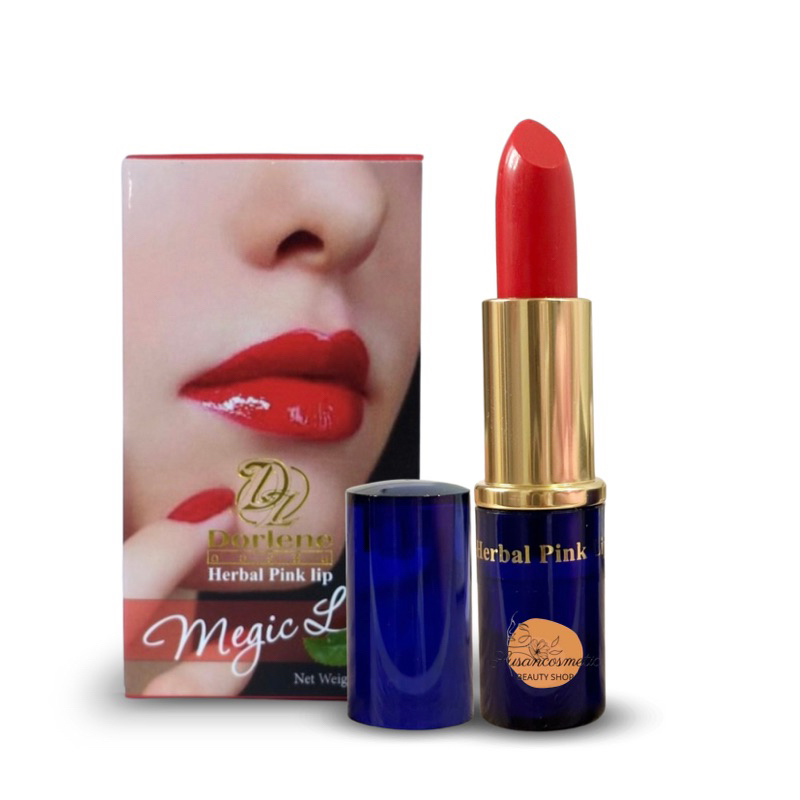 Dorlene Herbal Pink Lip ลิปสติก ลิปบำรุงปากชมพู ลิปสมุนไพร แก้ริมฝีปาก ...
