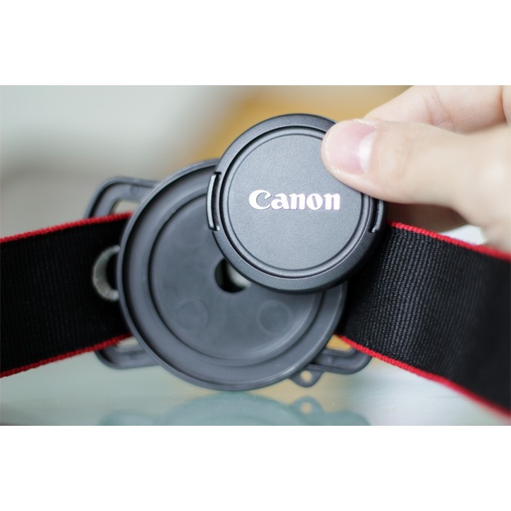 Lens cap Keeper ตัวเก็บฝาเลนส์ Canon Nikon Sony Fuji Olympus ขนาด 40.5 ...