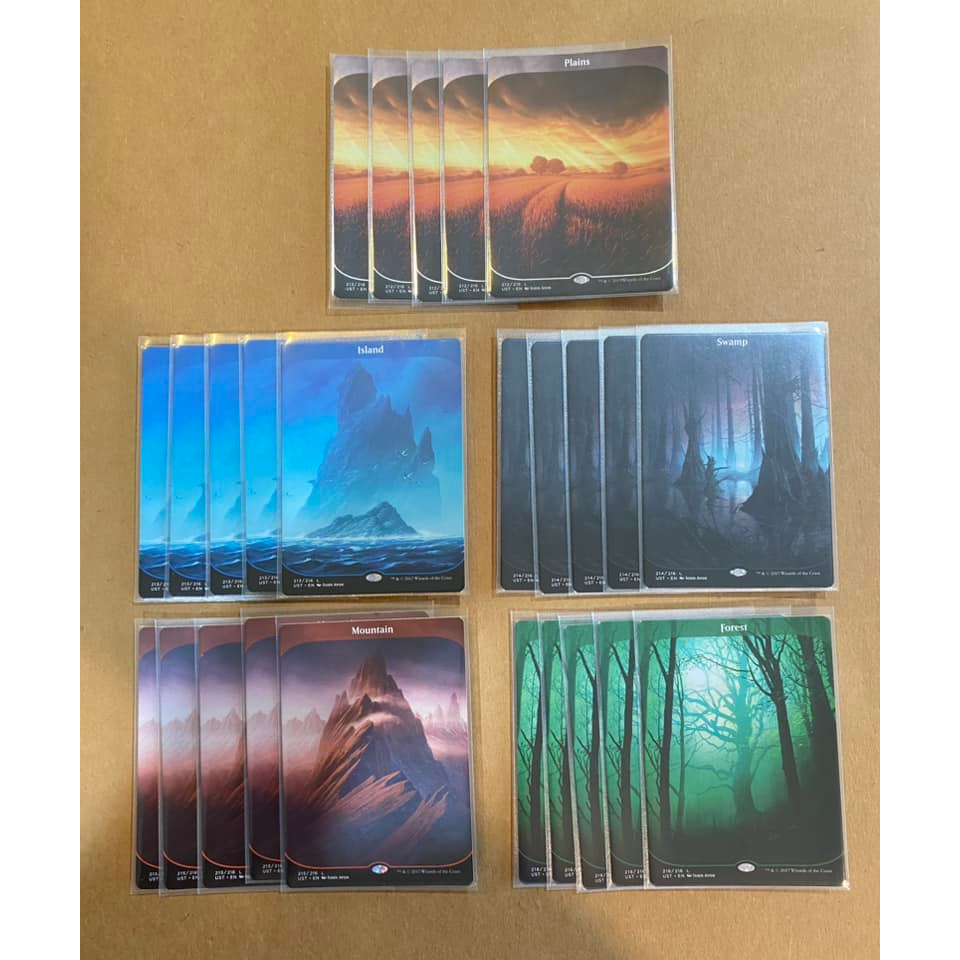 MtG: Single Basic Land Full Art non-foil (ไม่ฟอยล์). Unstable 5 each ...