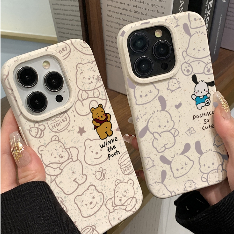 การ์ตูน Pacha Dog Pooh สำหรับ iPhone 15 14 13 12 11 Pro / Pro Max กรณี ...