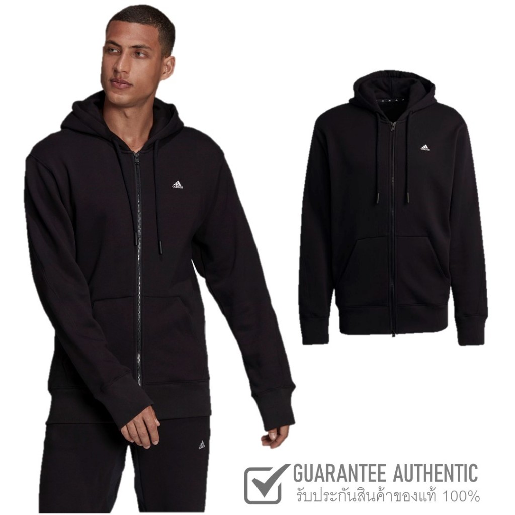 มาใหม่ ADIDAS SPORTSWEAR COMFY & CHILL FULL ZIP HOODIE H45369 เสื้อฮู๊ด ...