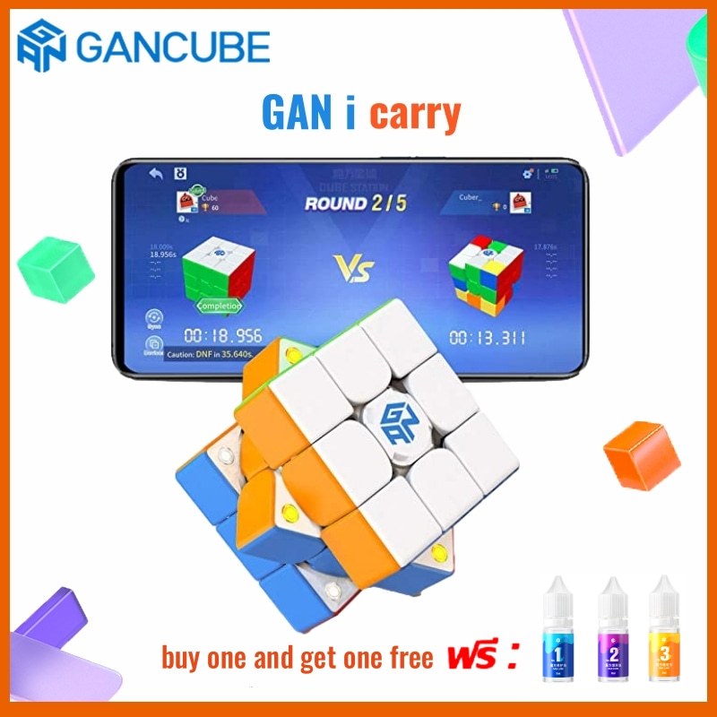 【พร้อมส่งของ แท้100%】GAN356 i carry รูบิก ของแท้ Rubik Smart Cube GAN ...