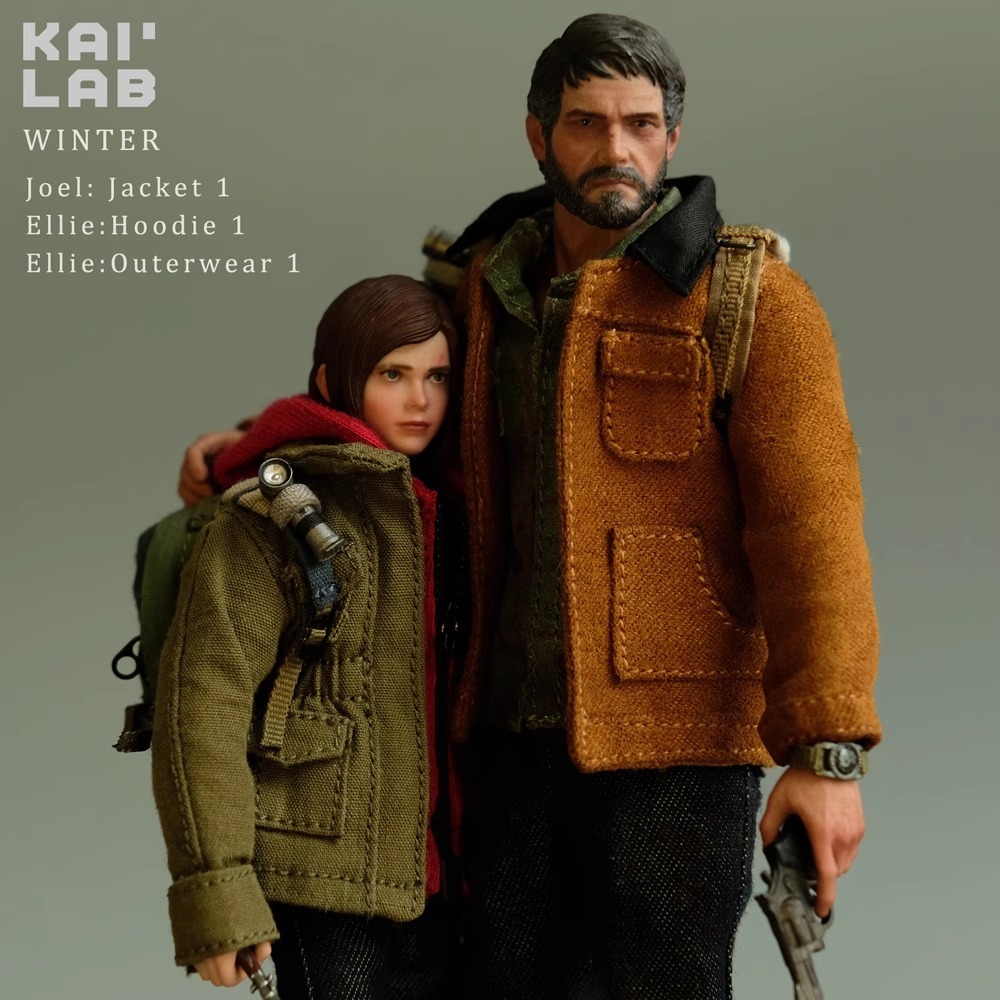 Kai lab 1/12 : The last of us - winter suit (for limtoys) -*เฉพาะเซต ...