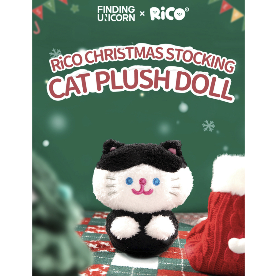 [พร้อมส่ง] Rico Christmas Stocking Cat Plush Doll - Kancho | Shopee ...
