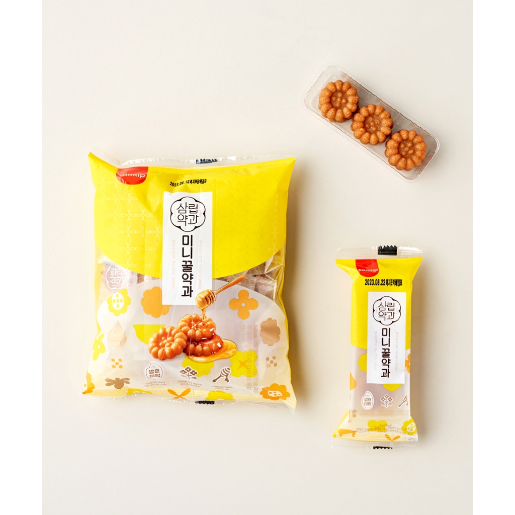 Samlip Mini Yakwa ขนมคุ๊กกี้อบน้ําผึ้ง Honey Yakwa Cookie140/70กรัม ...