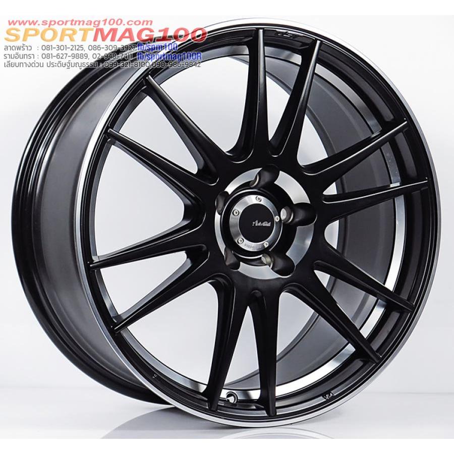 แม็กซ์ใหม่ Advanti DST N948 สีดำด้านอันเดอร์คัต 8.5-18นิ้ว 5รู114 ET38 ...