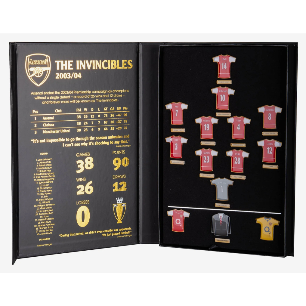 ชุดเข็มกลัด Arsenal | Invincibles 2003/2004 ลิขสิทธิ์แท้จากสโมสร ...