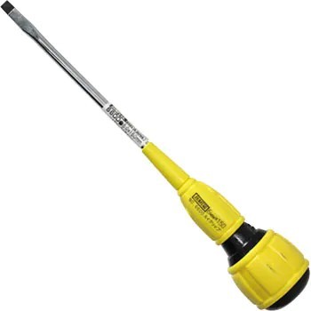 Sunflag ไขควงด้ามยางมีแม่เหล็ก รุ่น 6600 แบน 6นิ้ว 6mmx150 - High-Grip Screwdriver No.6600 ...