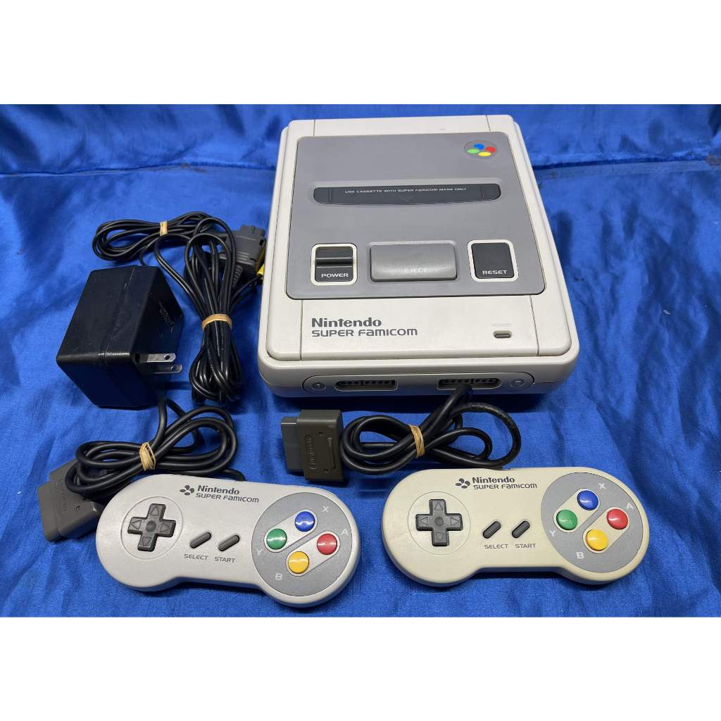 SFC SUPER Famicom + 2 controllers + accessories Japanese model | Shopee ...