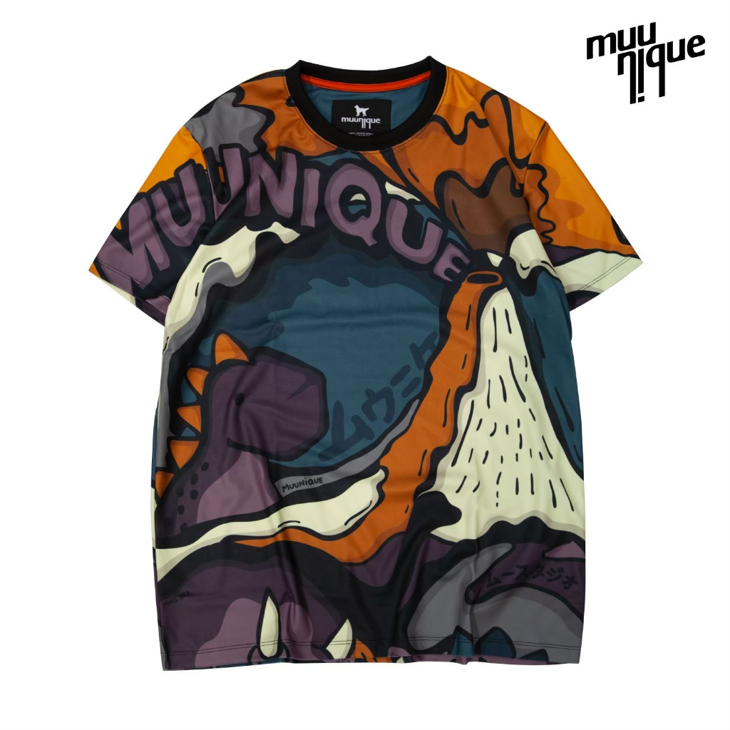 MUUNIQUE T-shirt เสื้อยืด รุ่น Dinosaur MN | Shopee Thailand