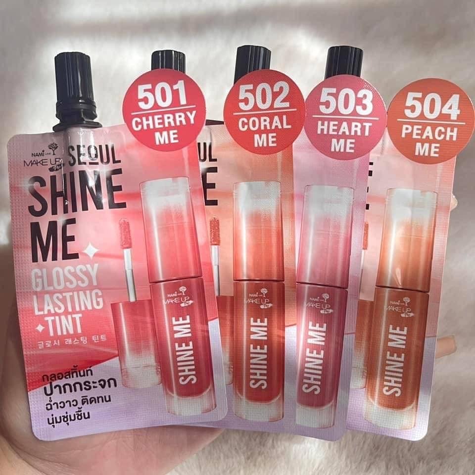 ลิปชายน์มีNAMI MAKE UP PRO SEOUL SHINE ME GLOSSY LASTING TINT ลิปกลอสทิ้นท์ปากกระจก(แบบกล่อง ...