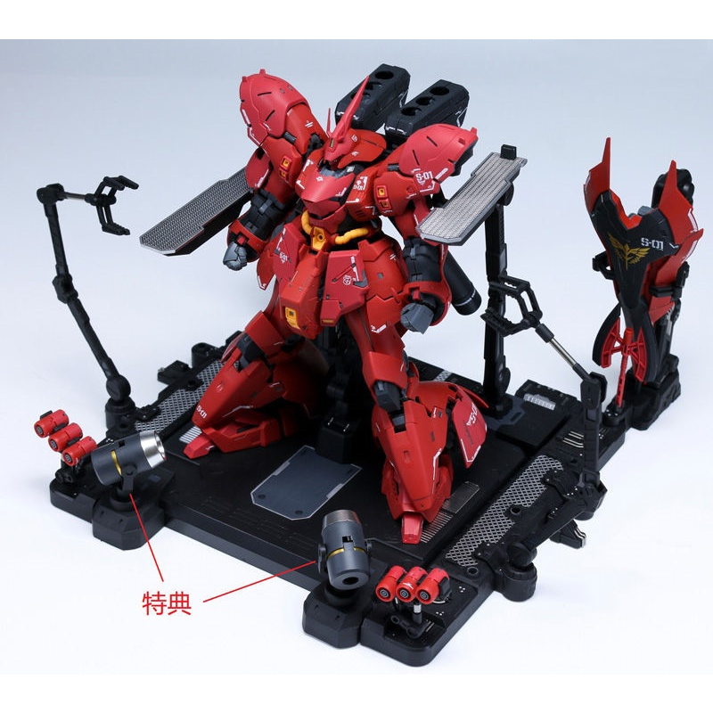 ฐานซ่อมบำรุงสำหรับ RG SAZABI หรือรุ่นอื่นๆมีไฟ LED ส่องตัวหุ่น2ดวง ...