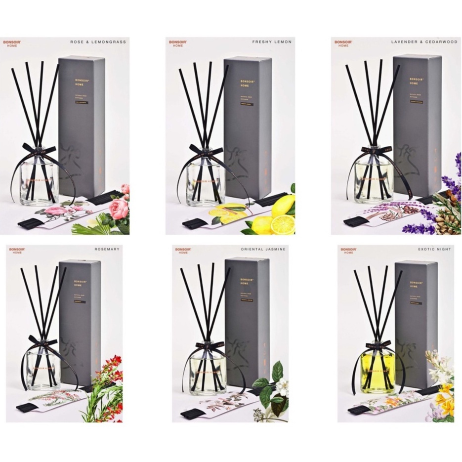 Bonsoir Home บองซัวร์ ก้านไม้หอมปรับอากาศ สูตรไม่มีแอลกอฮอล์ Room ...