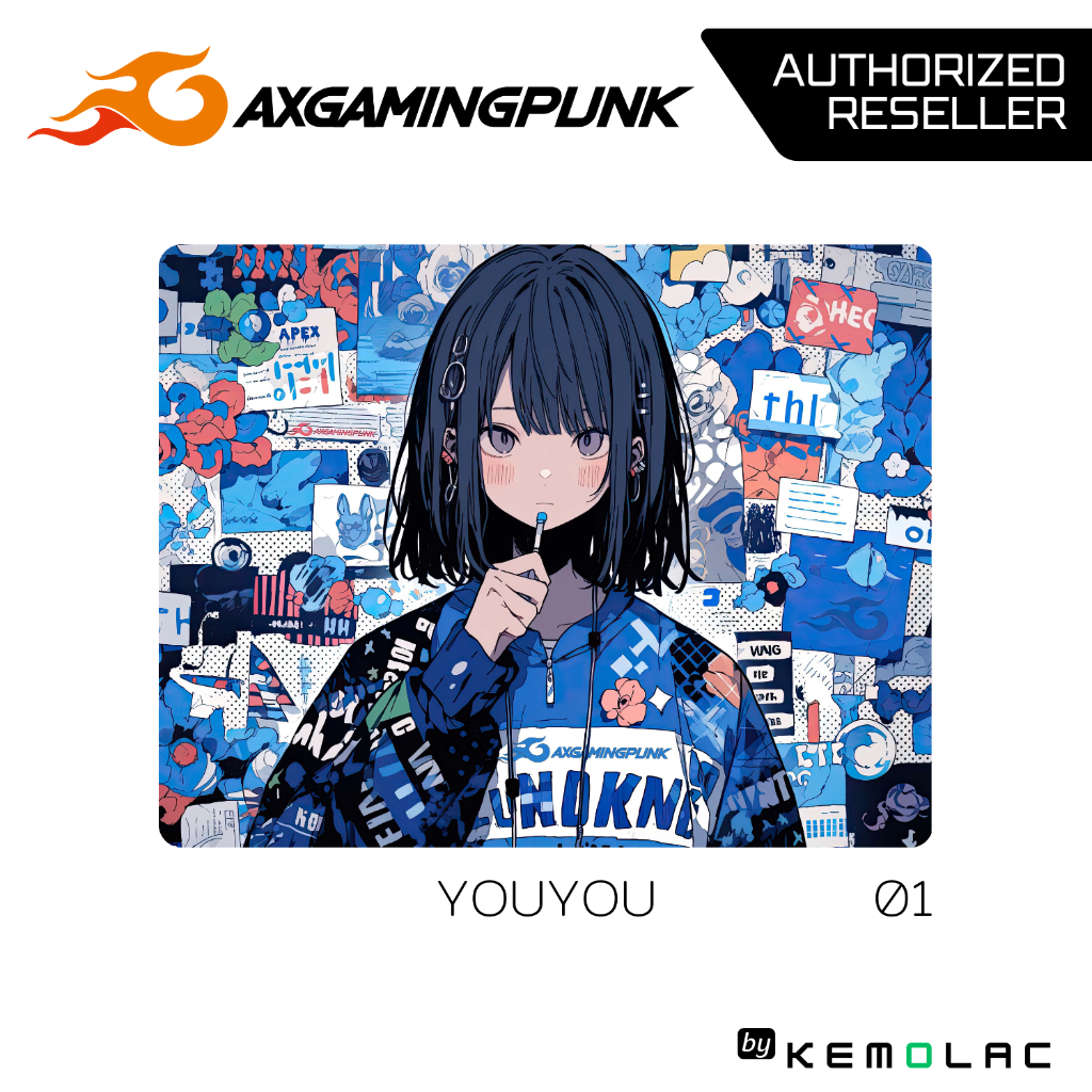 AXgamingPUNK แผ่นรองเมาส์เกมมิ่ง Uncoated เปลี่ยนสินค้าหากสภาพไม่ ...
