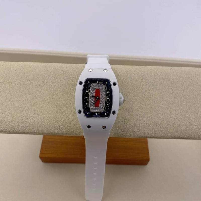 richard swiss Lady size Ceramic case Automatic movement สลับแท้ ...