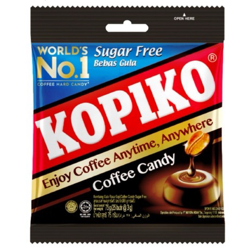 KOPIKO sugar free ลูกอมกาแฟไร้น้ำตาล (พร้อมส่งในไทย) | Shopee Thailand