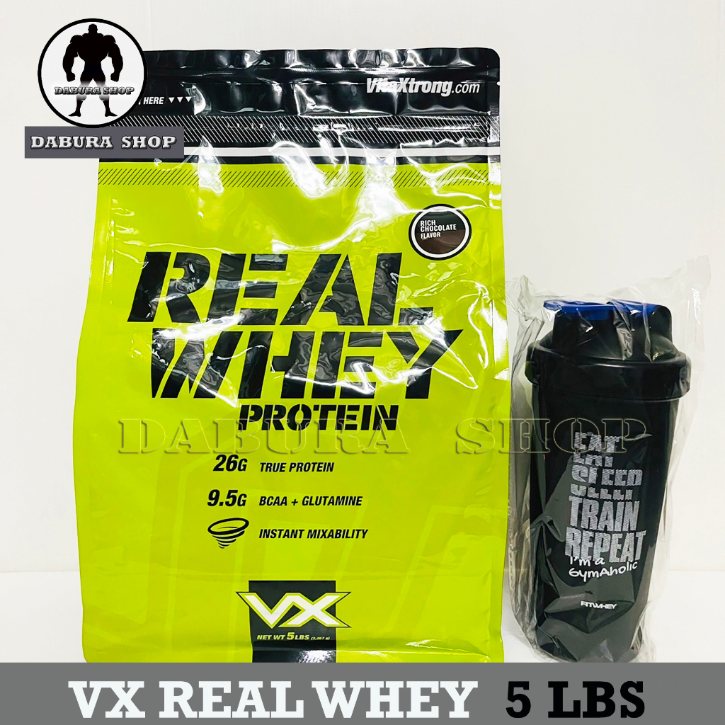 VX VITAXTRONG REAL WHEY PROTEIN 5 LBS เวย์โปรตีน เพิ่มกล้ามเนื้อ ลด ...