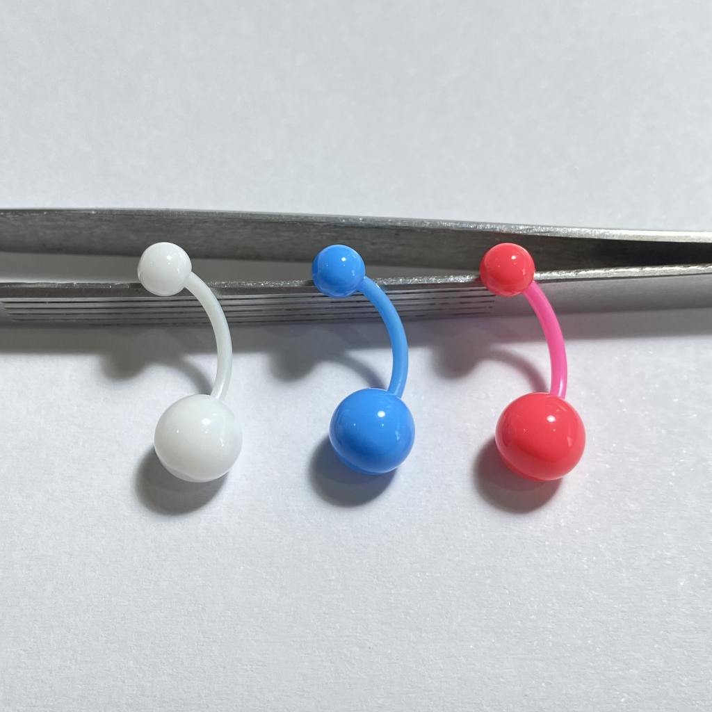 จิวสะดือพลาสติก plastic Navel ring | Shopee Thailand