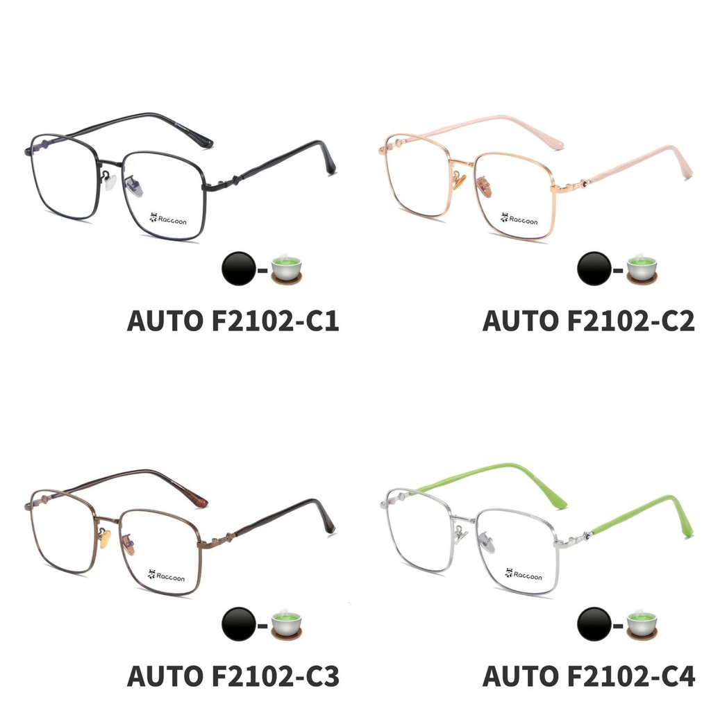 แว่นตากันฝ้า รุ่น F2102 Anti Fog BlueBlock + Auto แสงสีฟ้า เหมาะกับทุก ...